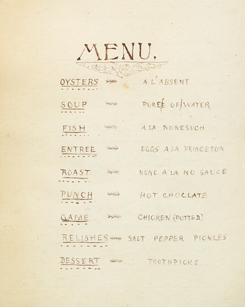 Foodways for Princeton Students, Part II: Diversified Menus, 1855-2010s ...
